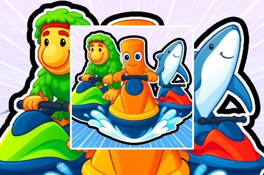 Brainrot Jet Ski Racing sur JeuxGratuitJeux