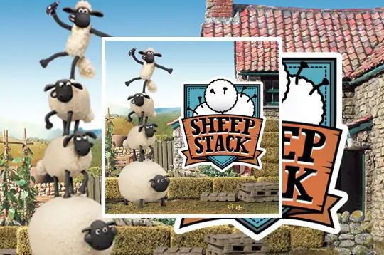 Shaun The Sheep Sheep Stack sur JeuxGratuitJeux